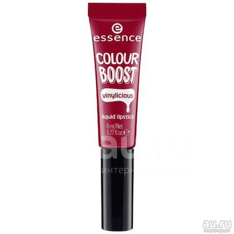 Essencе Губная помада жидкая COLOUR BOOST VINYLICIOUS темно-красный т ...