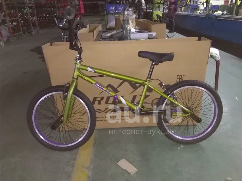 Велосипед ROLIZ 20-109 зеленый BMX — купить в Красноярске. Состояние ...