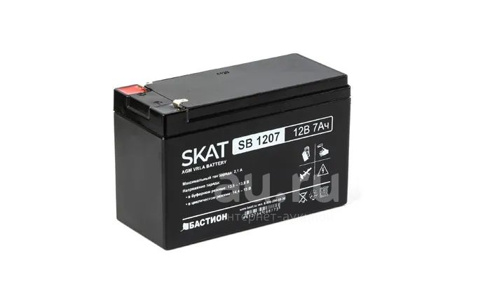 Аккумуляторная батарея SB 1207 12В, 7А/ч — купить в Красноярске ...