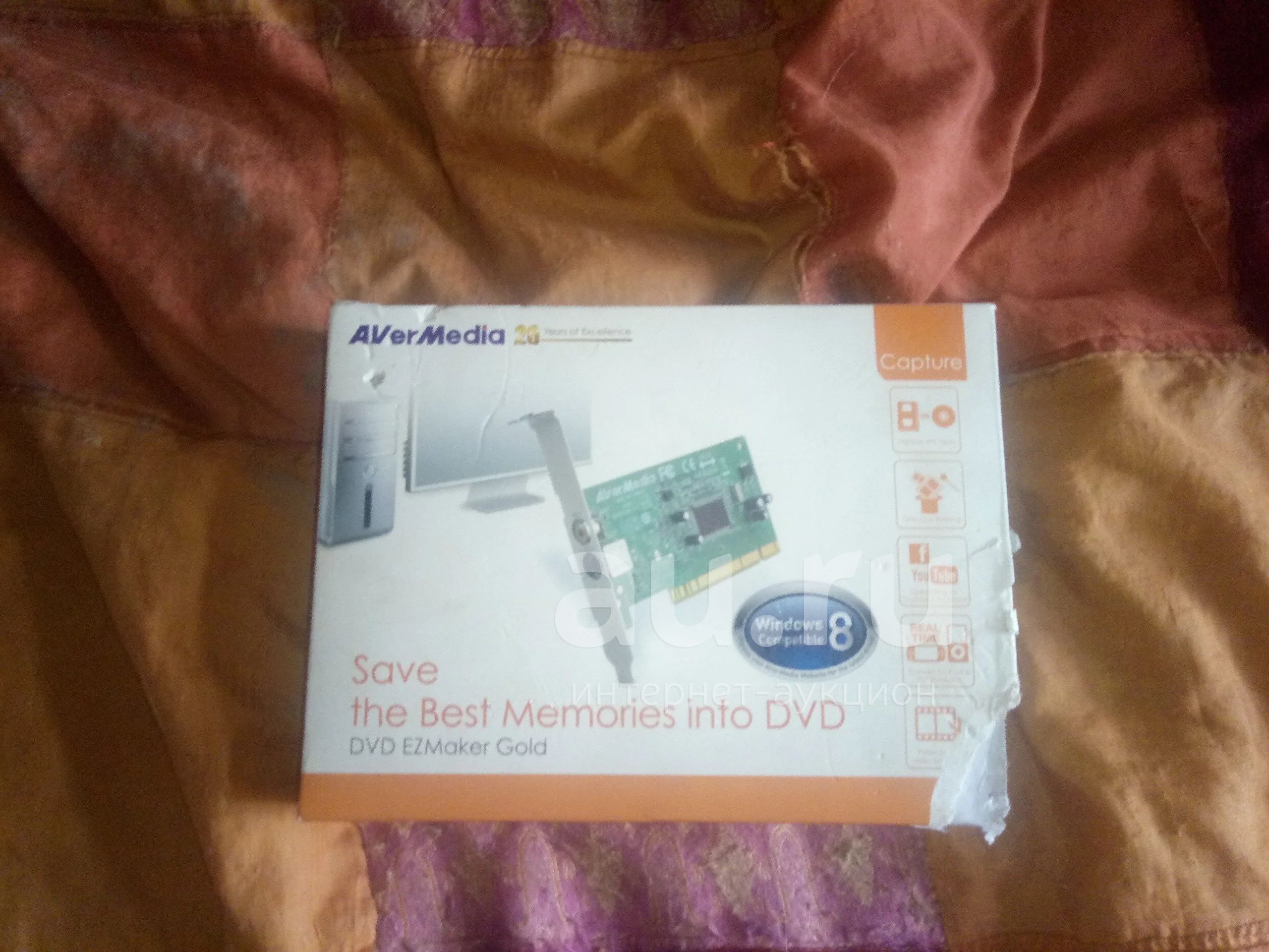 Карта видеозахвата AverMedia DVD EZMaker Gold V1A8-B, PCI. — купить в ...