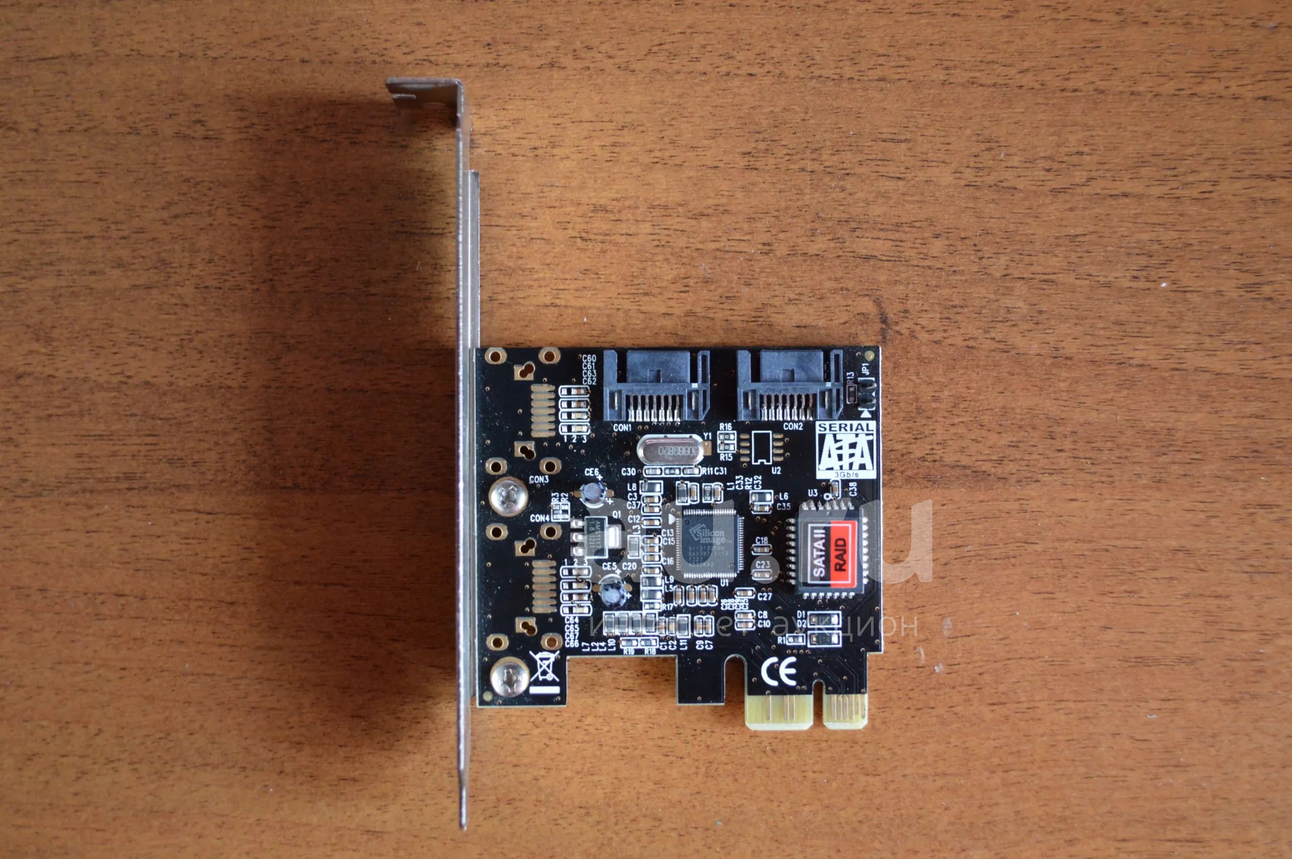 Контроллер PCI-E x1 – SATA II RAID, 2port, chipset Silicon Image Sil ...