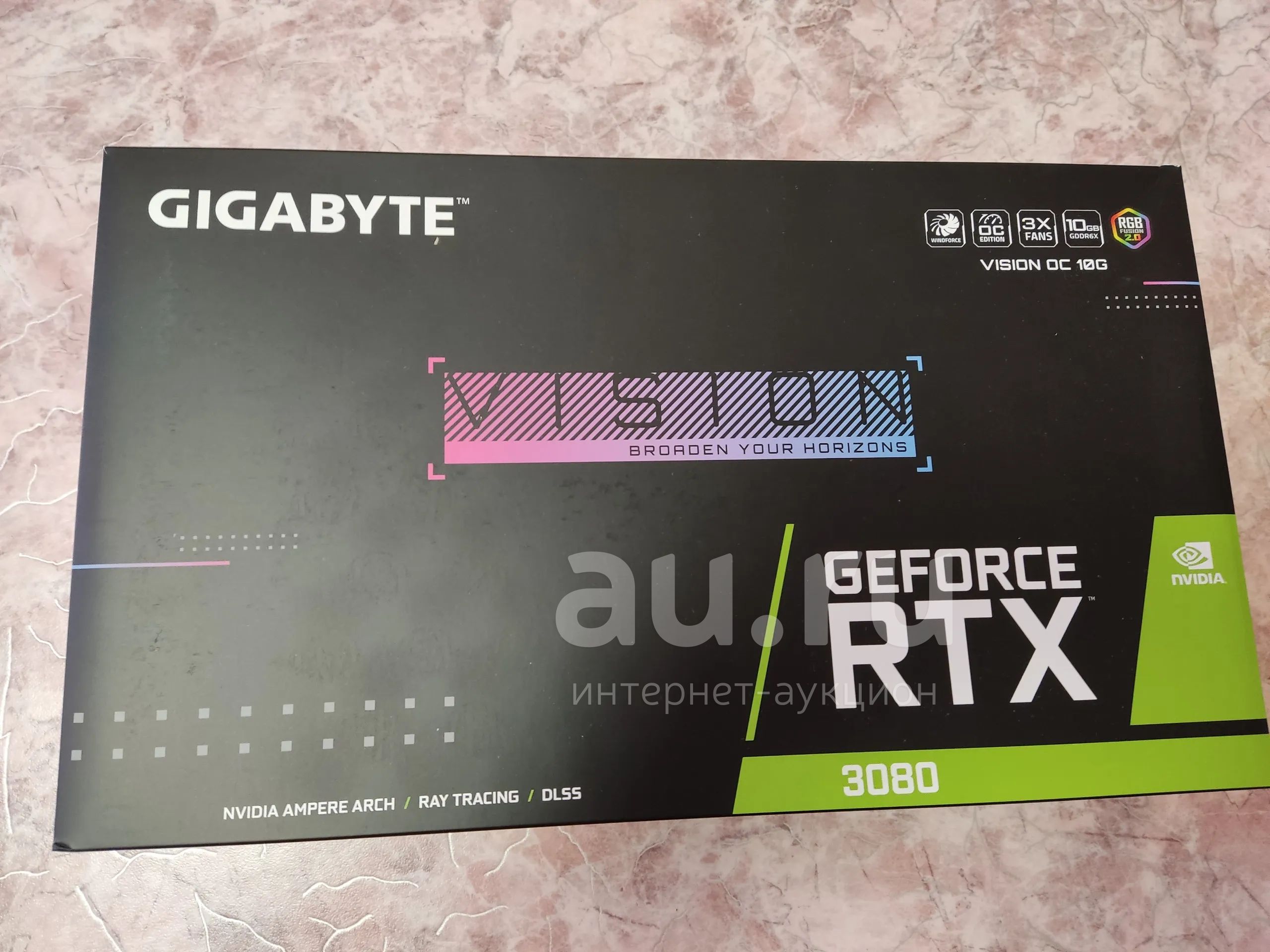 Gigabyte GeForce RTX 3080 vision OC — купить в Красноярске. Состояние ...