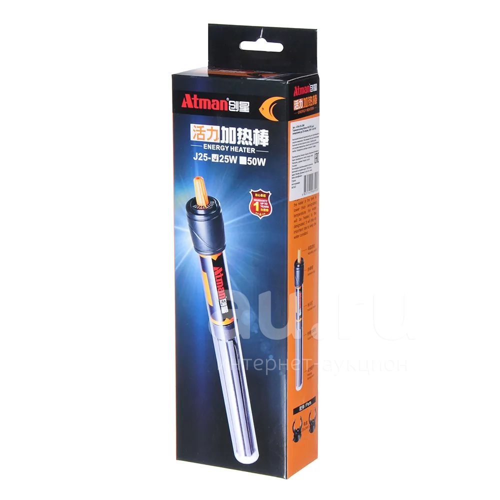 Обогреватель, нагреватель Atman Heater для аквариумов до 25 литров, 25W ...