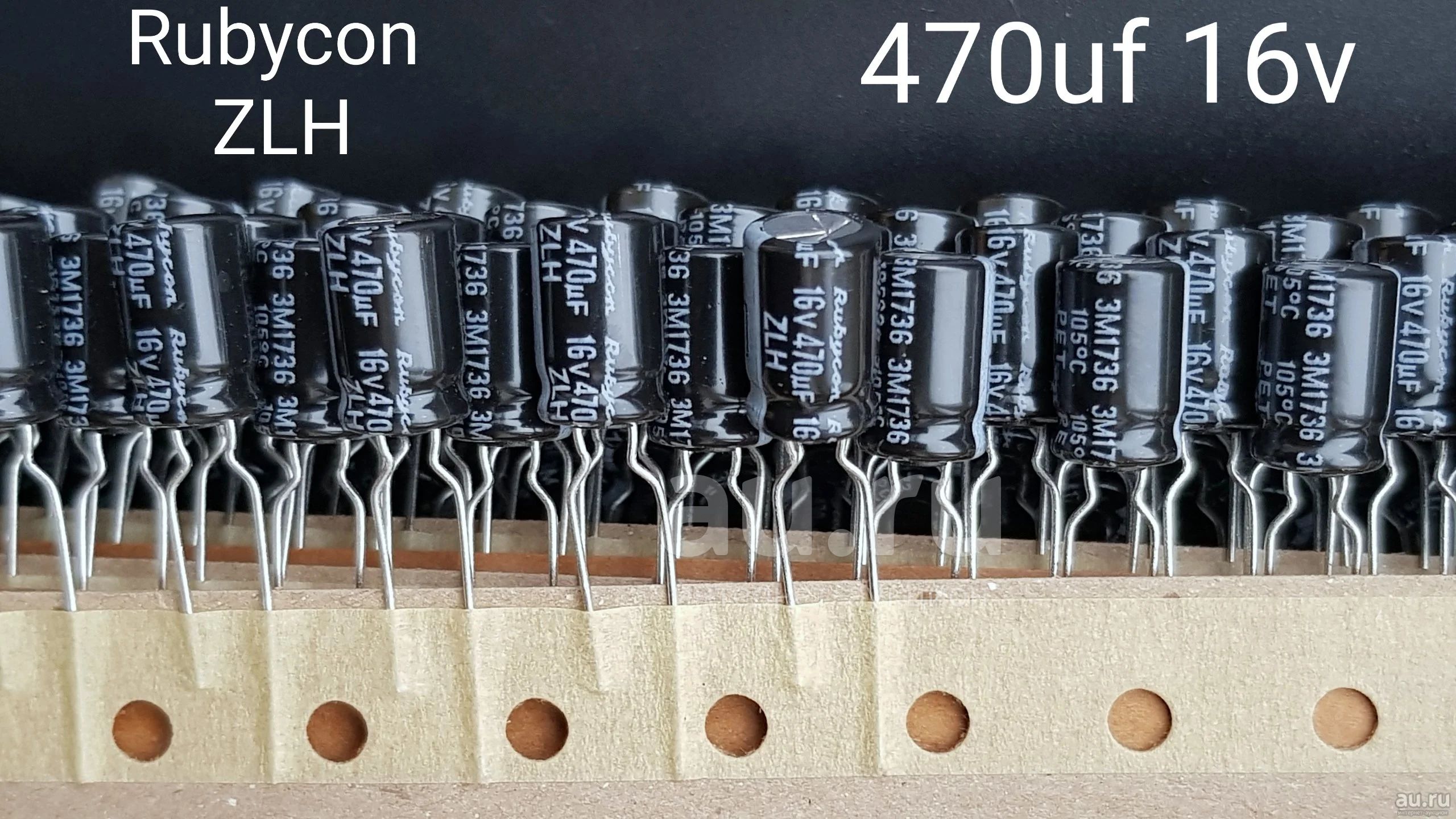 Конденсатор электролитический Ecap 470.0 uF * 16 V t=+105C 7x13 mm ...