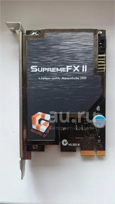 Звуковая карта Sound card PCI-E x1 ASUS SupremeFX-II Listen with ...