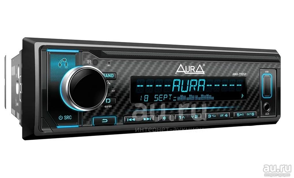 Aura AMH-77DSP ресивер с DSP, кроссовер 2-WAY/3-WAY (поканалка), 4x ...