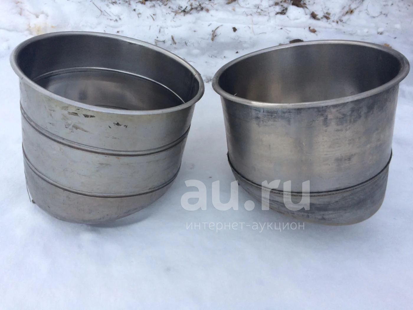 2 бака из нержавейки от активаторной стиральной машины Кама (объем 40 ...