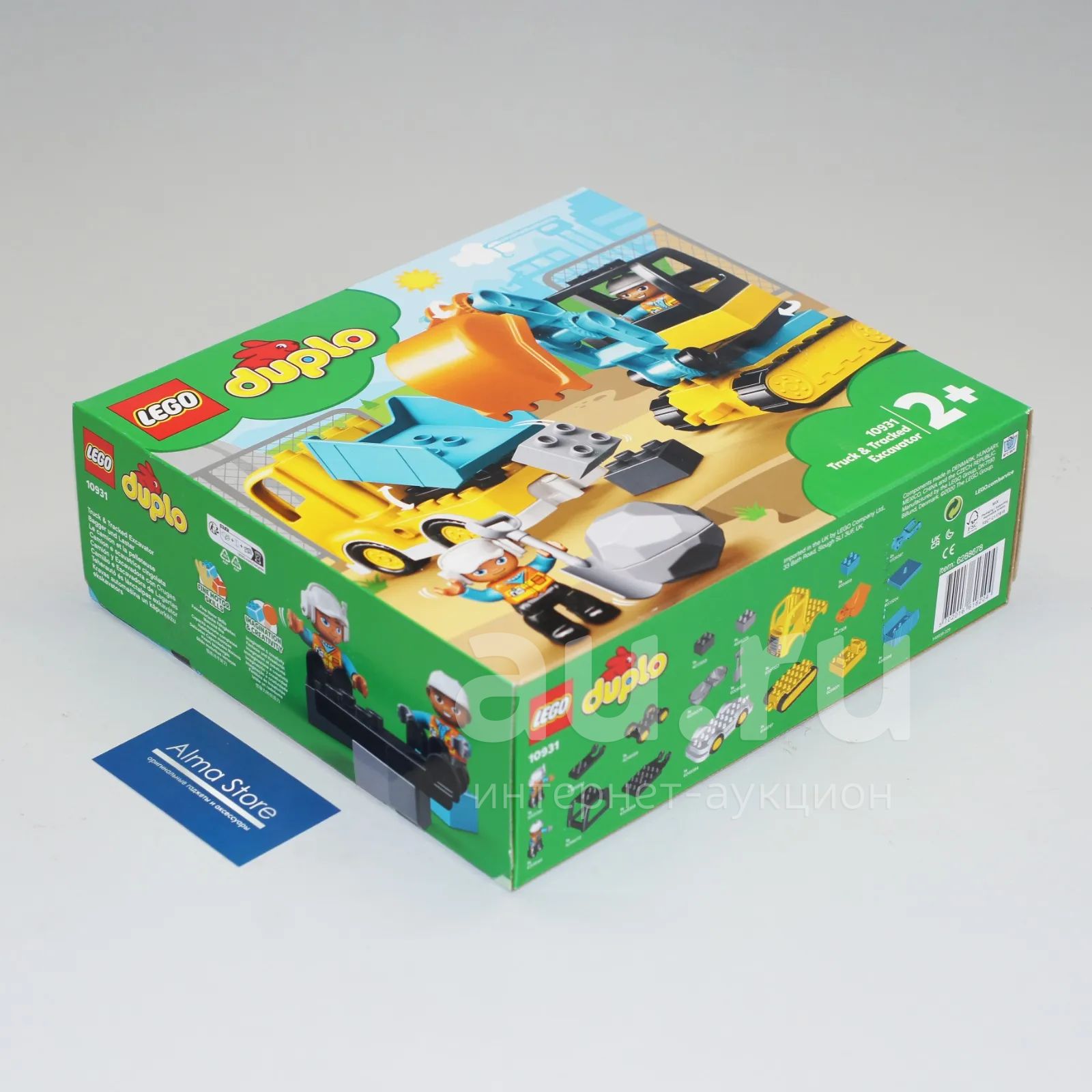 [Новый] Конструктор LEGO Duplo Trucks & Tracked Excavator | 10931 | 2 ...