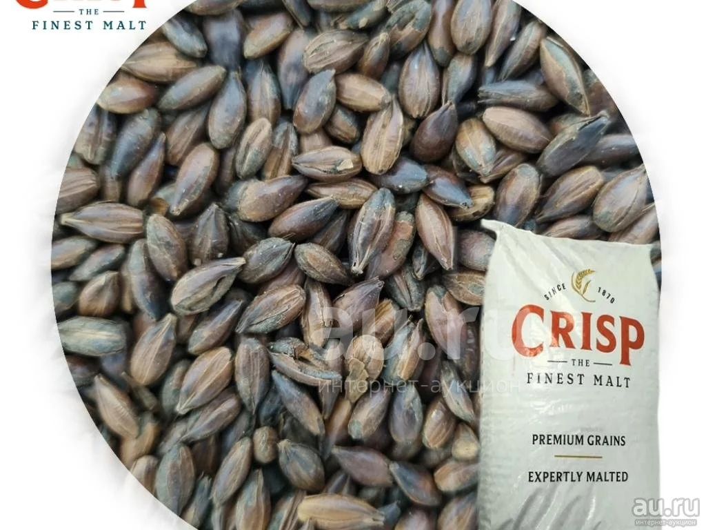 Солод Chocolate Malt 900 EBC (CRISP MALT) (Великобритания), 1 кг ...