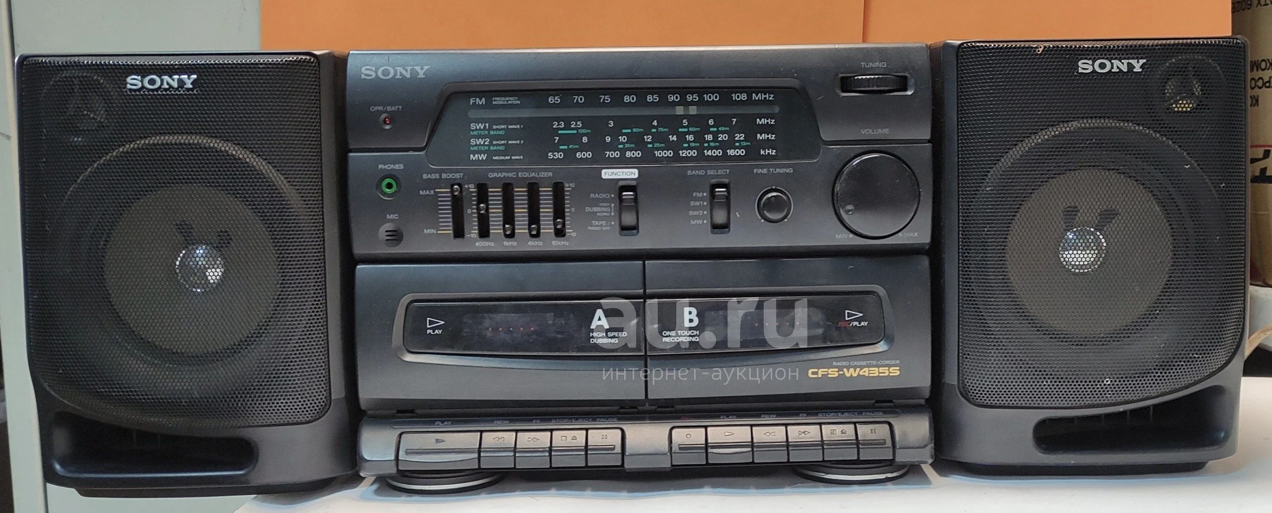 Двух кассетный магнитофон Sony CFS-W435S — купить в Красноярске ...