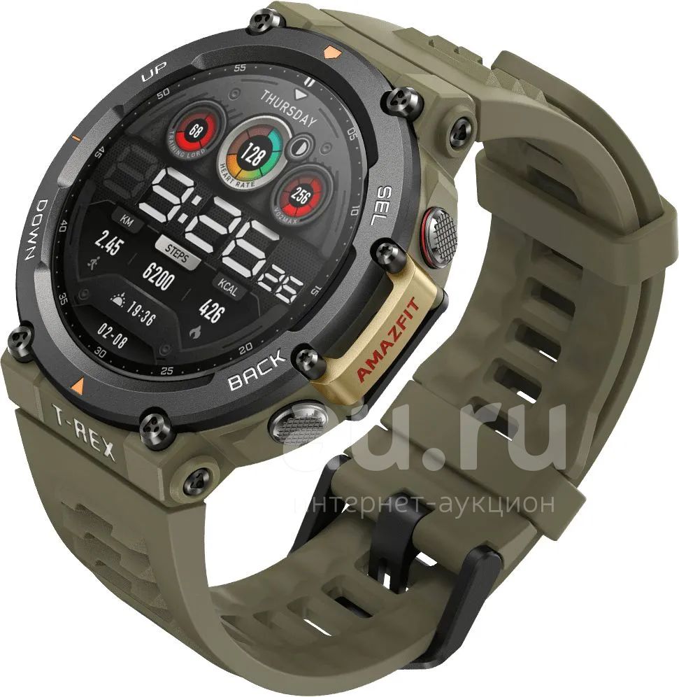 Смарт часы Amazfit T Rex 2 РСТ (Зеленый) 1.39 | Аккумулятор— 500 мА·ч ...