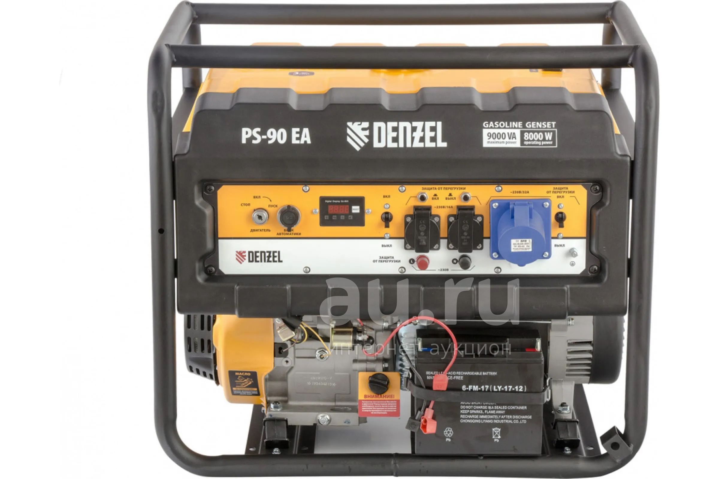 Генератор бензиновый Denzel Ps 90 Ea 9000 Вт электростарт Проверка