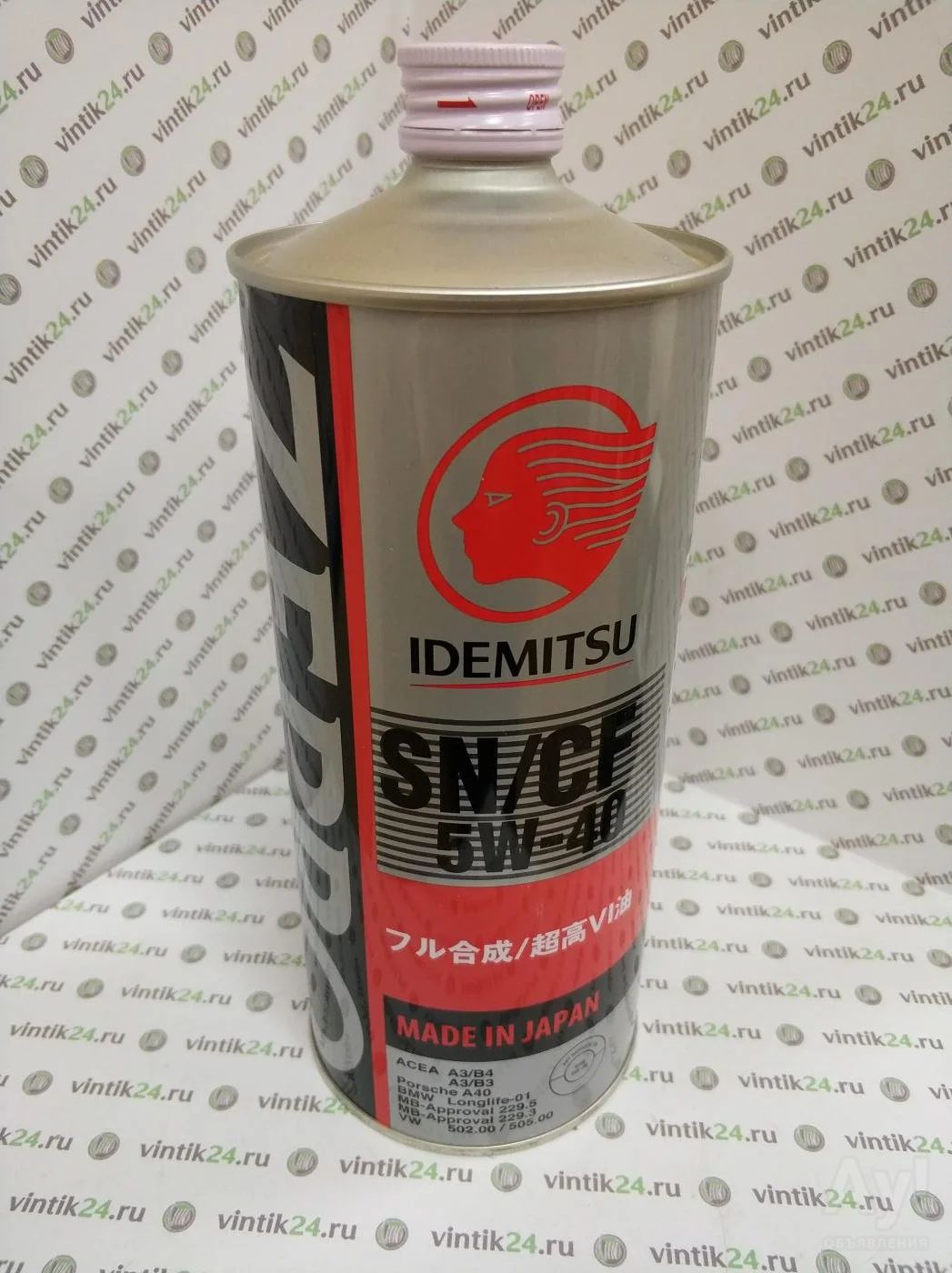Синтетическое моторное масло Idemitsu Zepro Euro Spec 5w40 (Made in ...