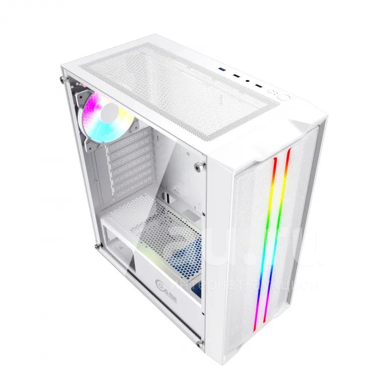 Корпус Miditower Atx Powercase Mistral Evo White Argb Tempered Glass