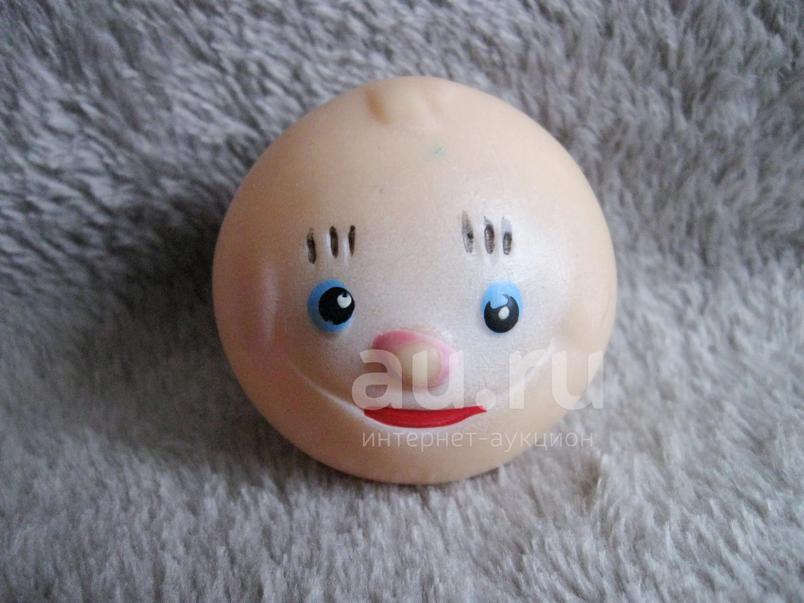 Игрушки резиновые, из резины СССР. Колобок. Собака, пес, боксер. Щенок ...