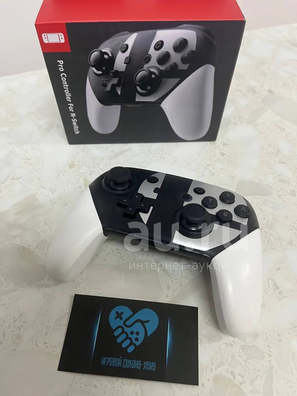 Черно-Белый Nintendo Switch Pro Controller. Качественный аналог ...