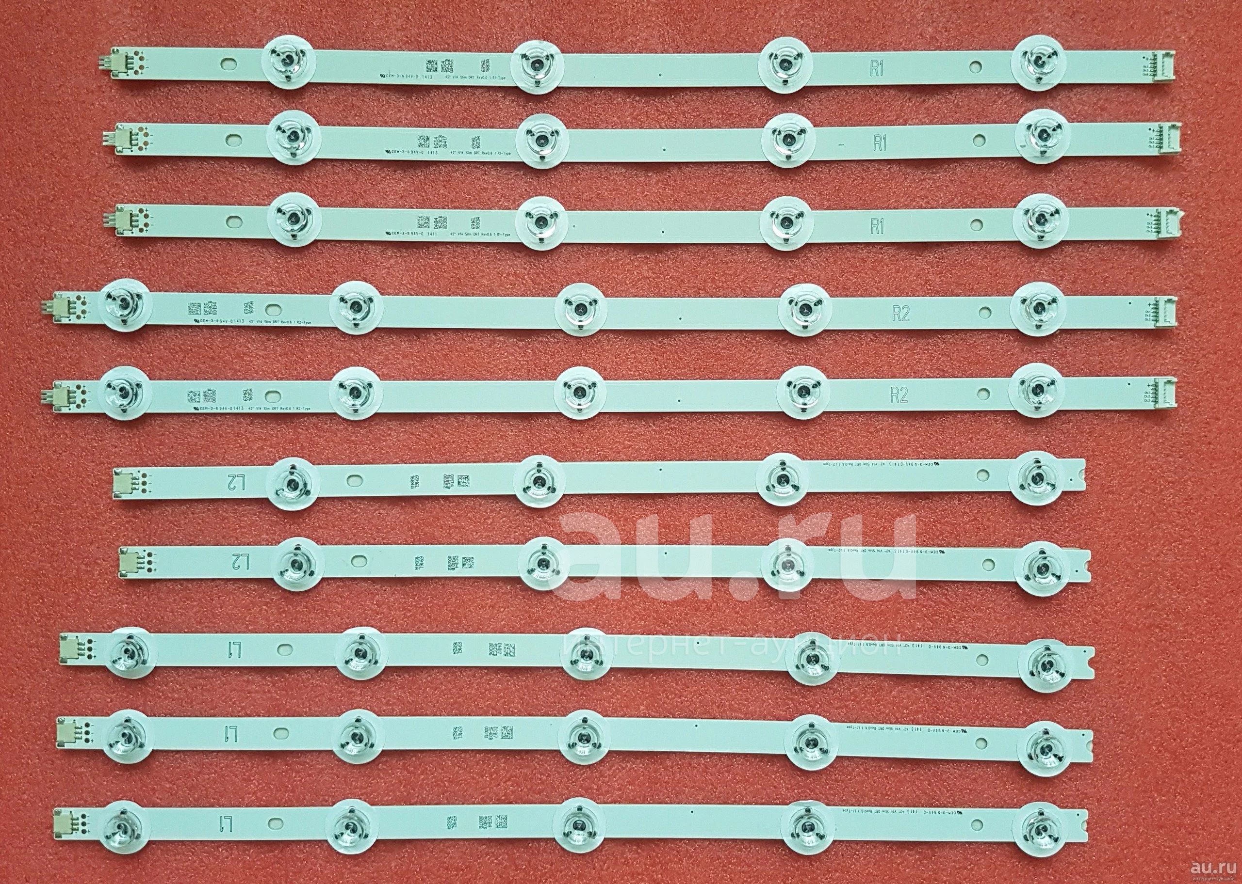 LED String Оригинал подсветка для телевизора LG 42" V14 Slim DRT Rev0.6 ...