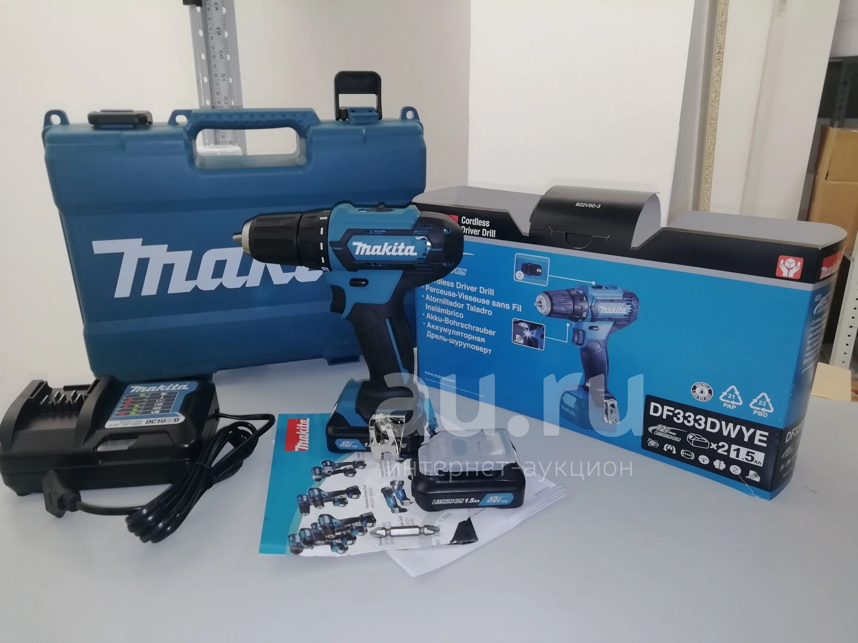 Шуруповерт Makita DF333D 12В 1,5 A/ч — купить в Красноярске. Состояние ...