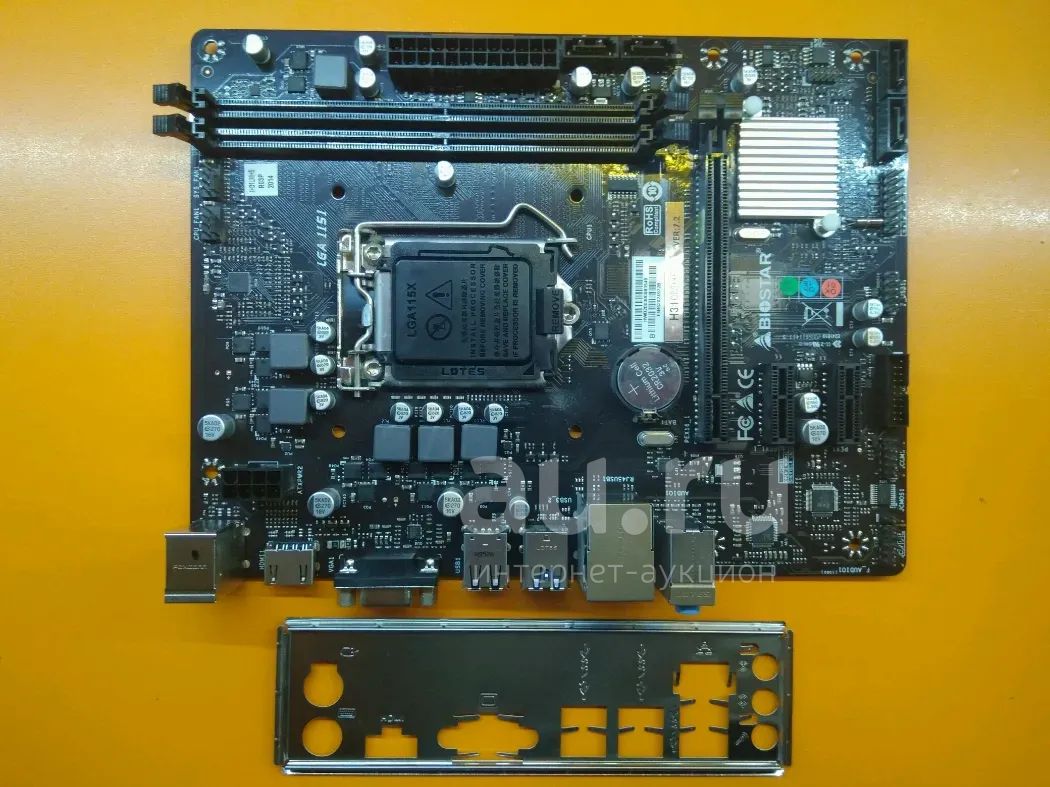 Б\У неисправная материнская плата для компьютера Biostar H310MHP VER:7. ...