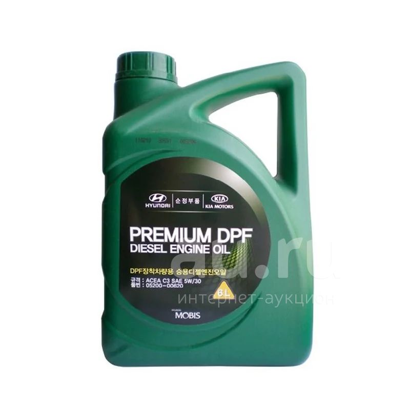HYUNDAI Premium DPF Diesei SAE 5w30 C3 6л масло моторное — купить в ...