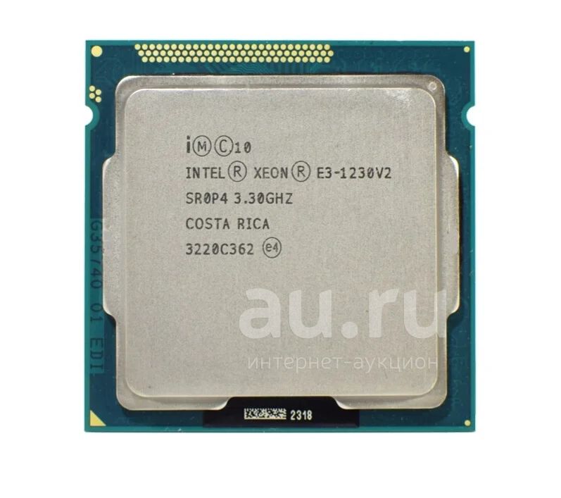 XEON 1230v2 Процессор 1155 E3-1230 v2 — купить в Красноярске. Состояние ...