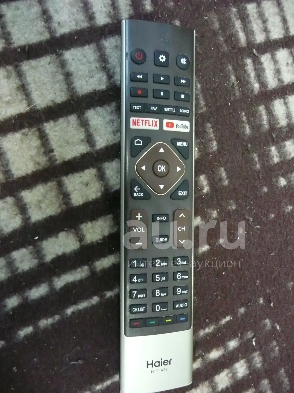 HTR-A27 Haier пульт из комплекта тв — купить в Красноярске. Состояние ...