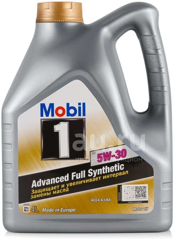 масло моторное Mobil 1 FS 5w30 (Мобил 1 5w-30), 4 литра. Доставка ...