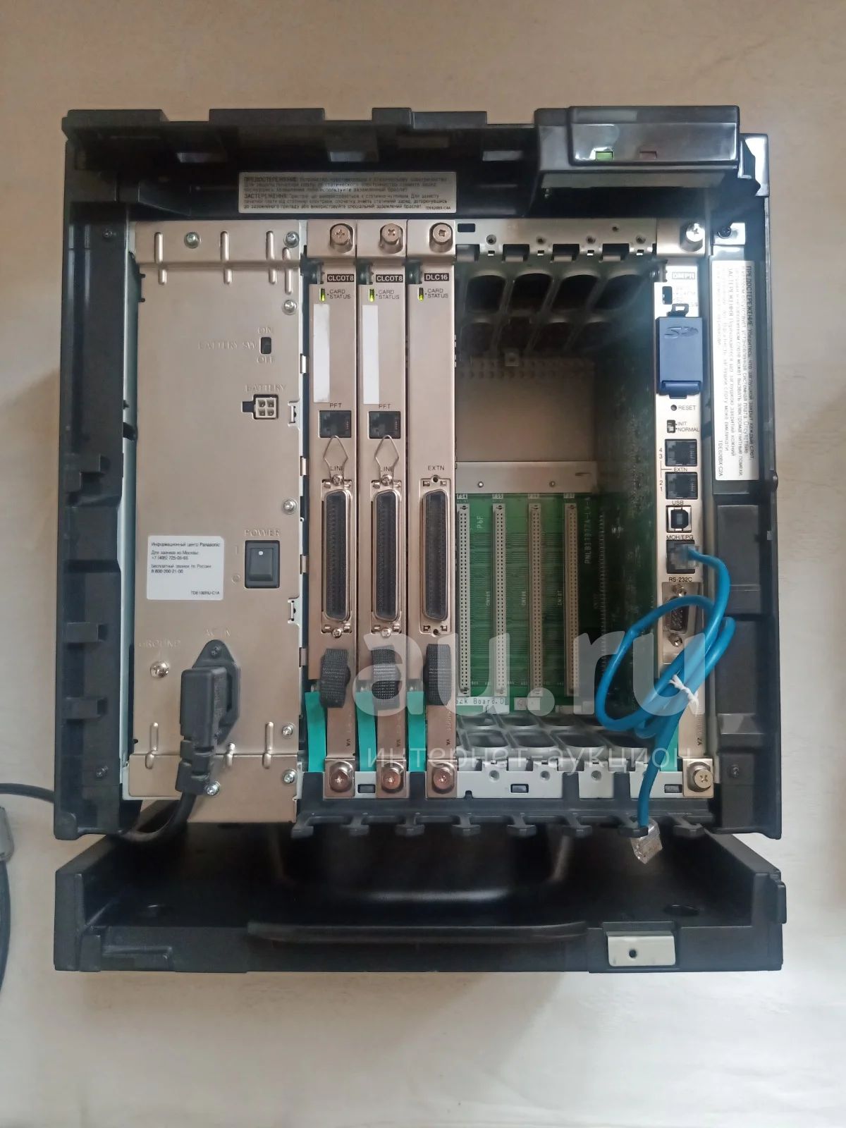 Гибридная атс Panasonic KX-TDA100DRP — купить в Красноярске. Состояние ...
