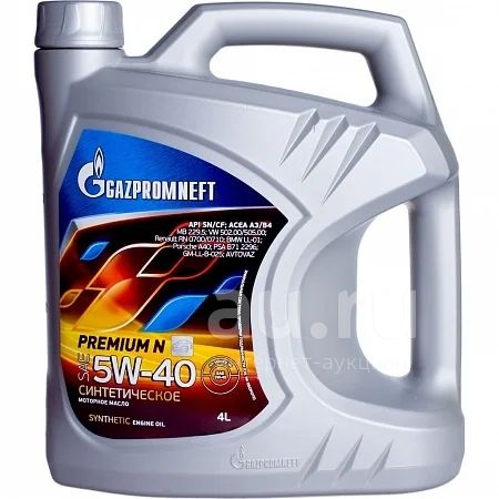 Масло моторное Gazpromneft Premium N 5w40 4L Газпромнефть Премиум Н 4л ...
