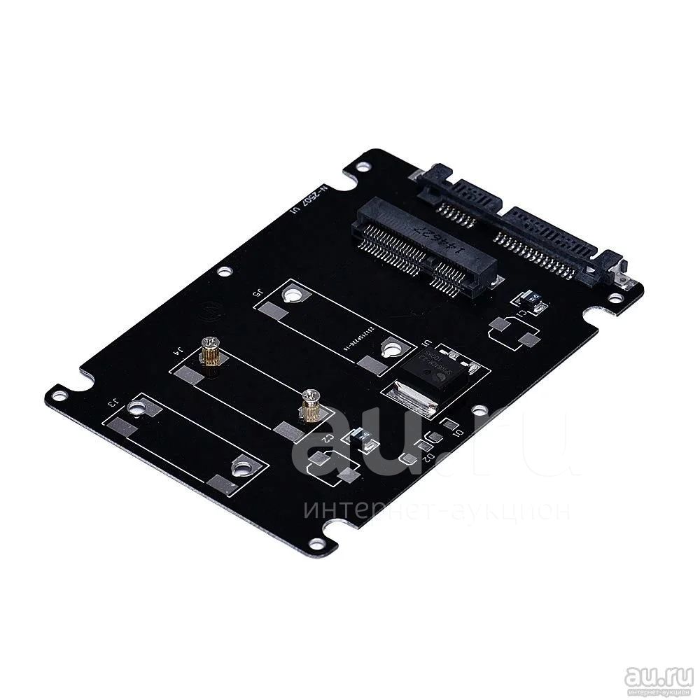 Адаптер переходник mSATA SSD (mini PCI-E) на SATA в корпусе Новый [К9 ...