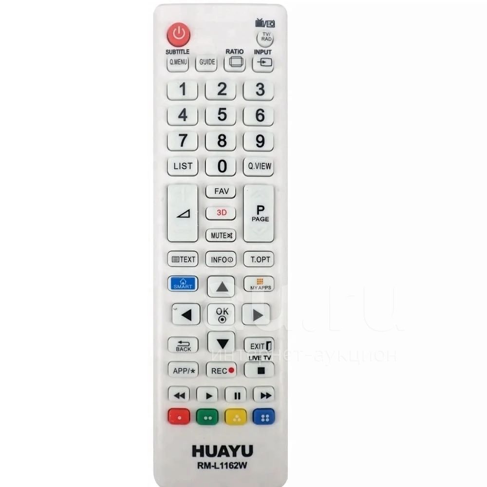 Универсальный пульт Huayu для LG RM-L1162W — купить в Красноярске ...