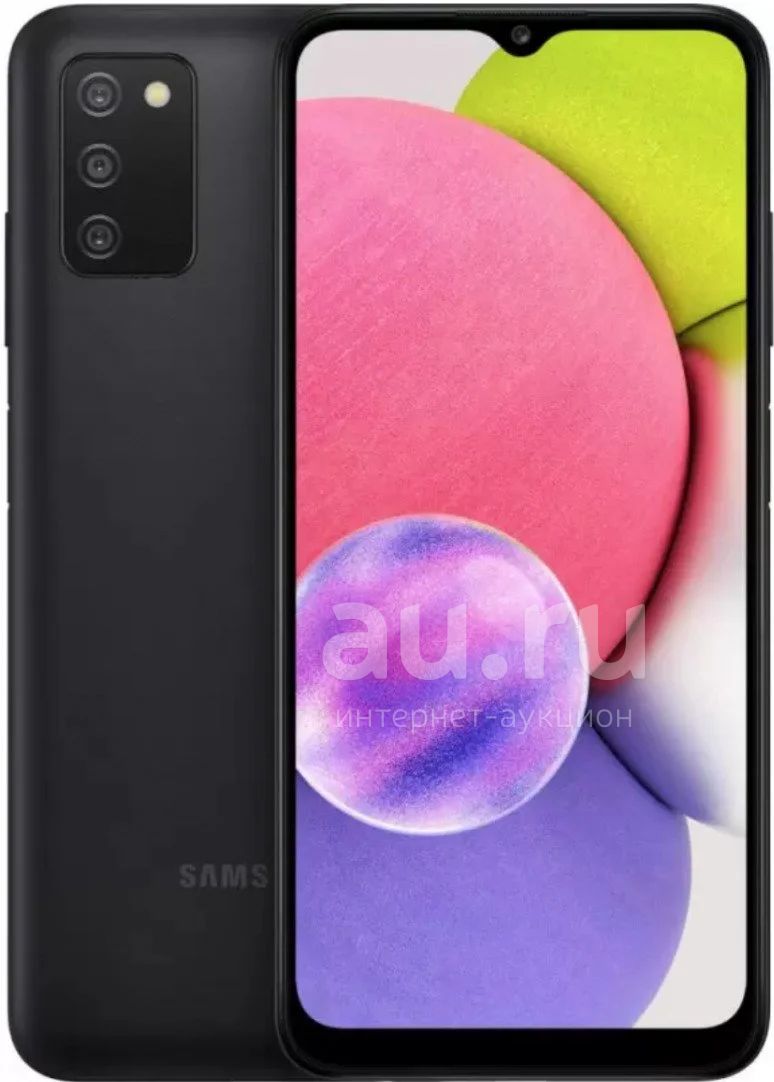 Смартфон Samsung Galaxy A03s 3/32Gb [SM-A037F] 6.4" Чёрный [1600x720 ...