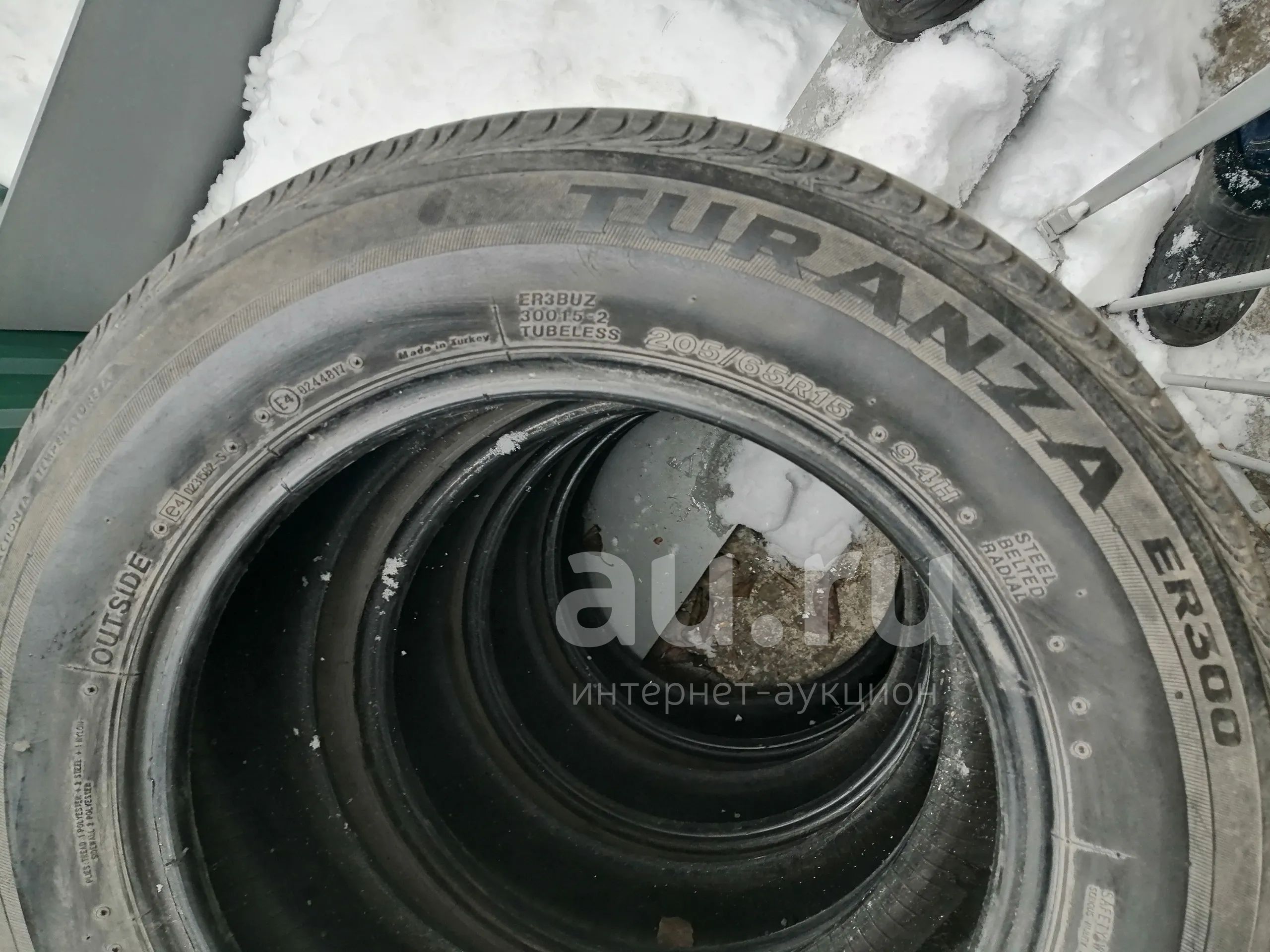 bridgestone turanza 205/65/15 — купить в Красноярске. Состояние: Б/у ...