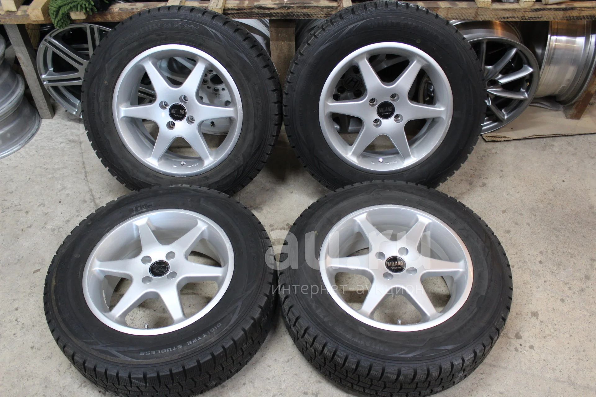 Диски Milano Touring R16 4/100 7J +38 Made in Japan Без пробега по рф ...