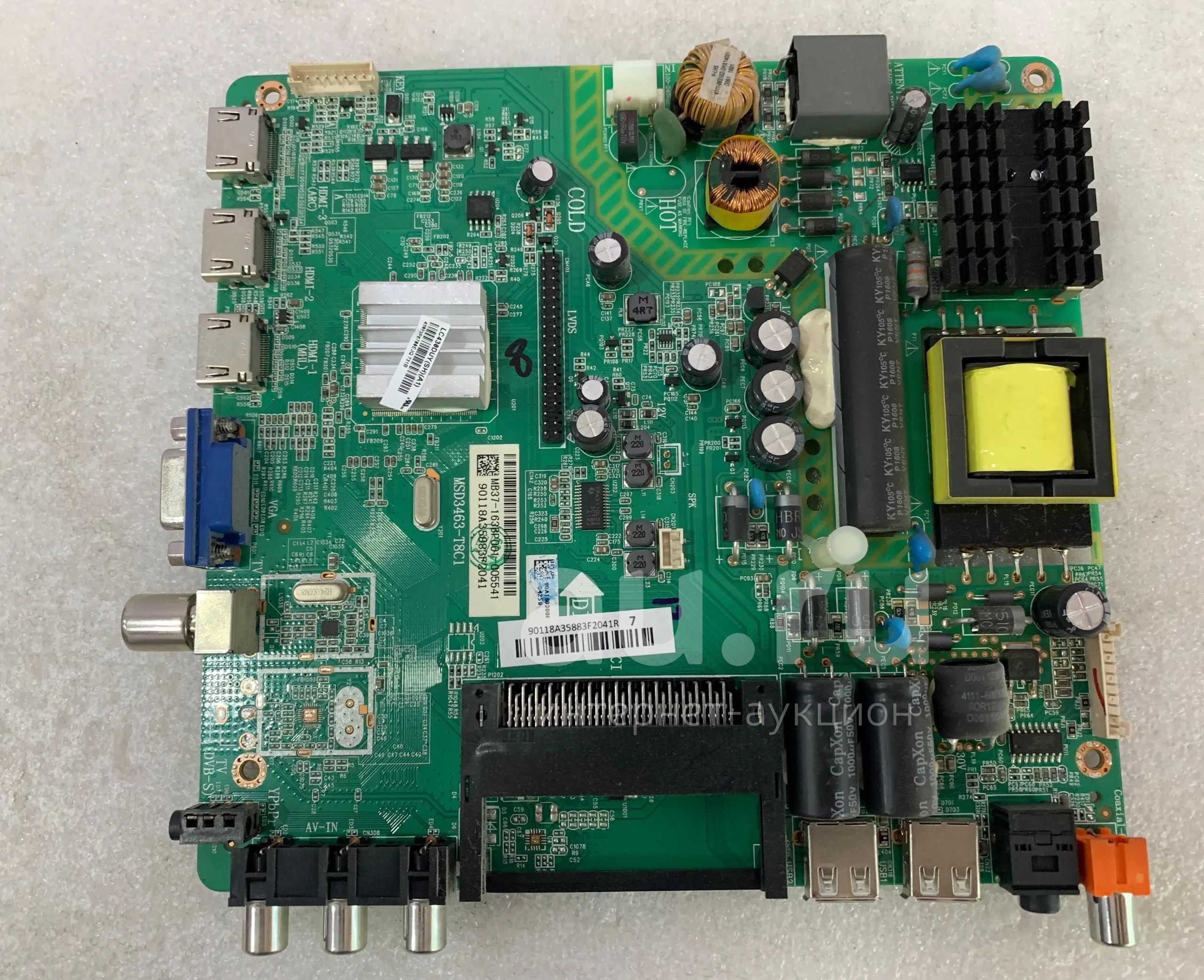 main MSD3463-T8C1 для телевизора Philips 43PFT4001/60 panel:LC430DUY(SH ...