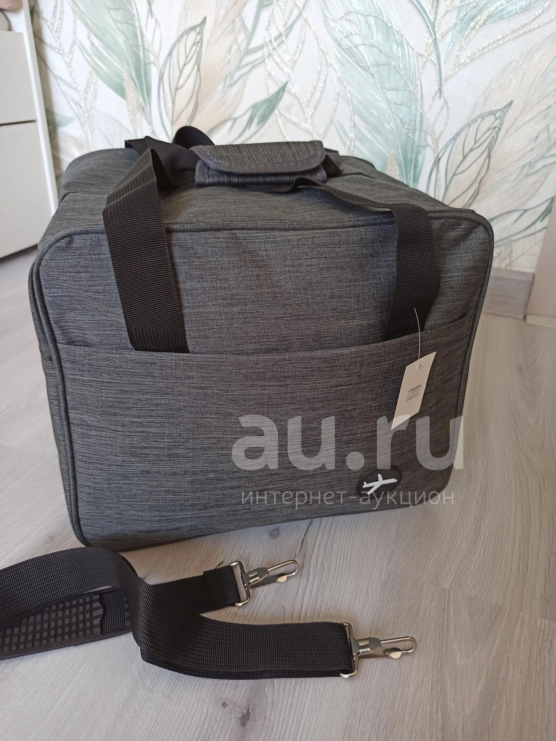 Сумка дорожная багажная под ручную кладь Серая — купить в Красноярске ...