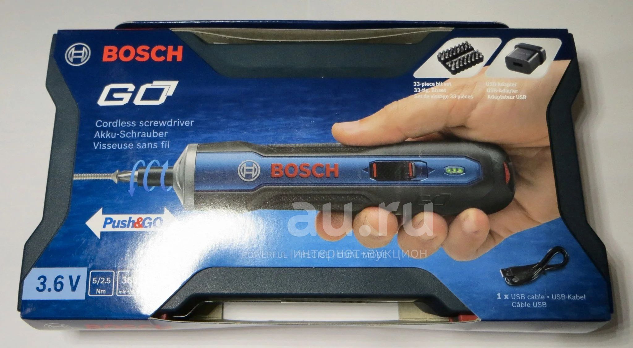 Аккумуляторная отвертка bosch GO новая — купить в Красноярске ...