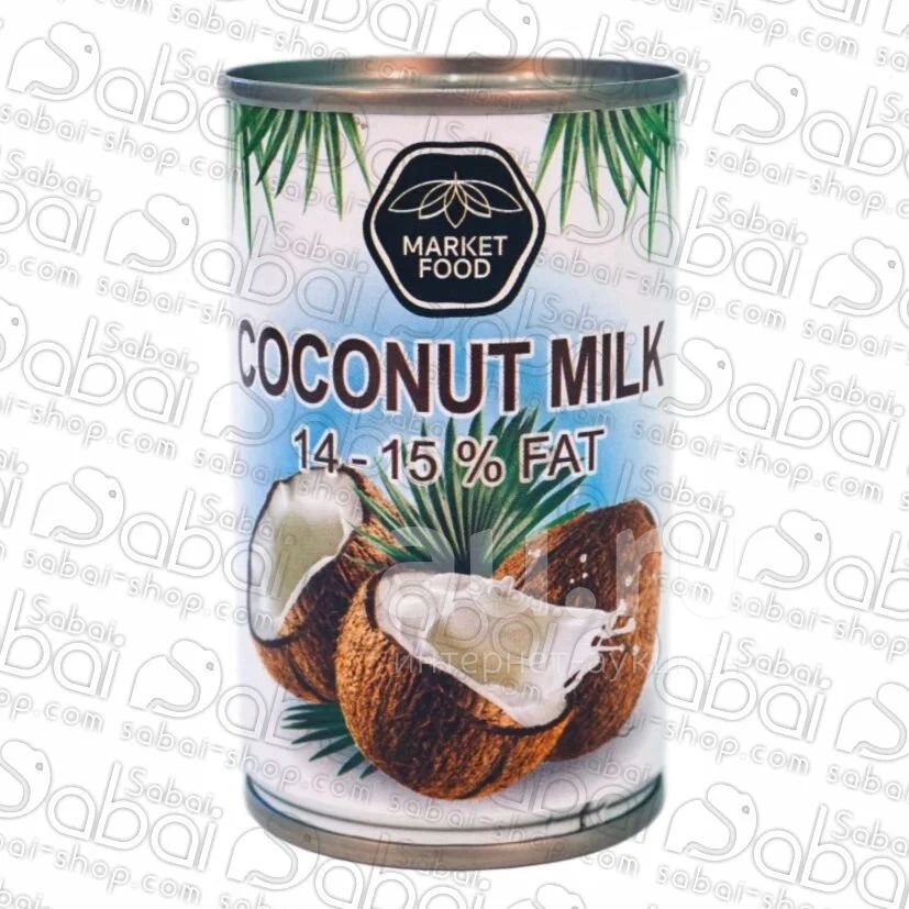 Кокосовое молоко жидкое Market Food Coconut Milk 165 мл. — купить в ...