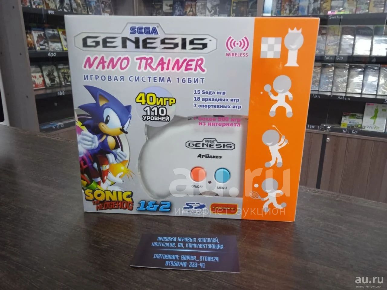 Новая Игровая приставка SEGA Genesis Nano Trainer + 40 игр! — купить в ...