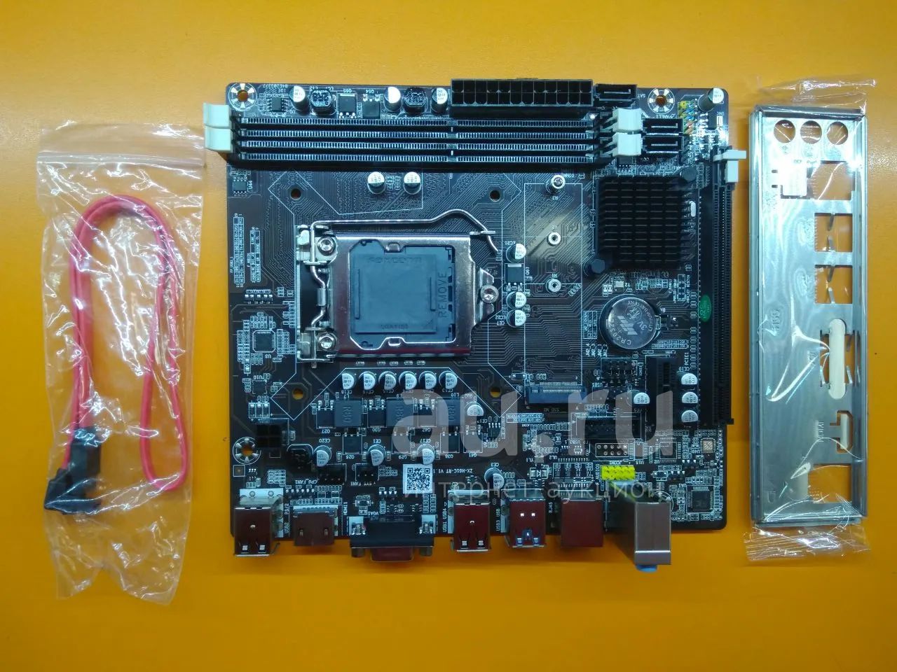 Материнская плата для компьютера ZX-H61C-RT v1.1 micro ATX, сокет LGA ...
