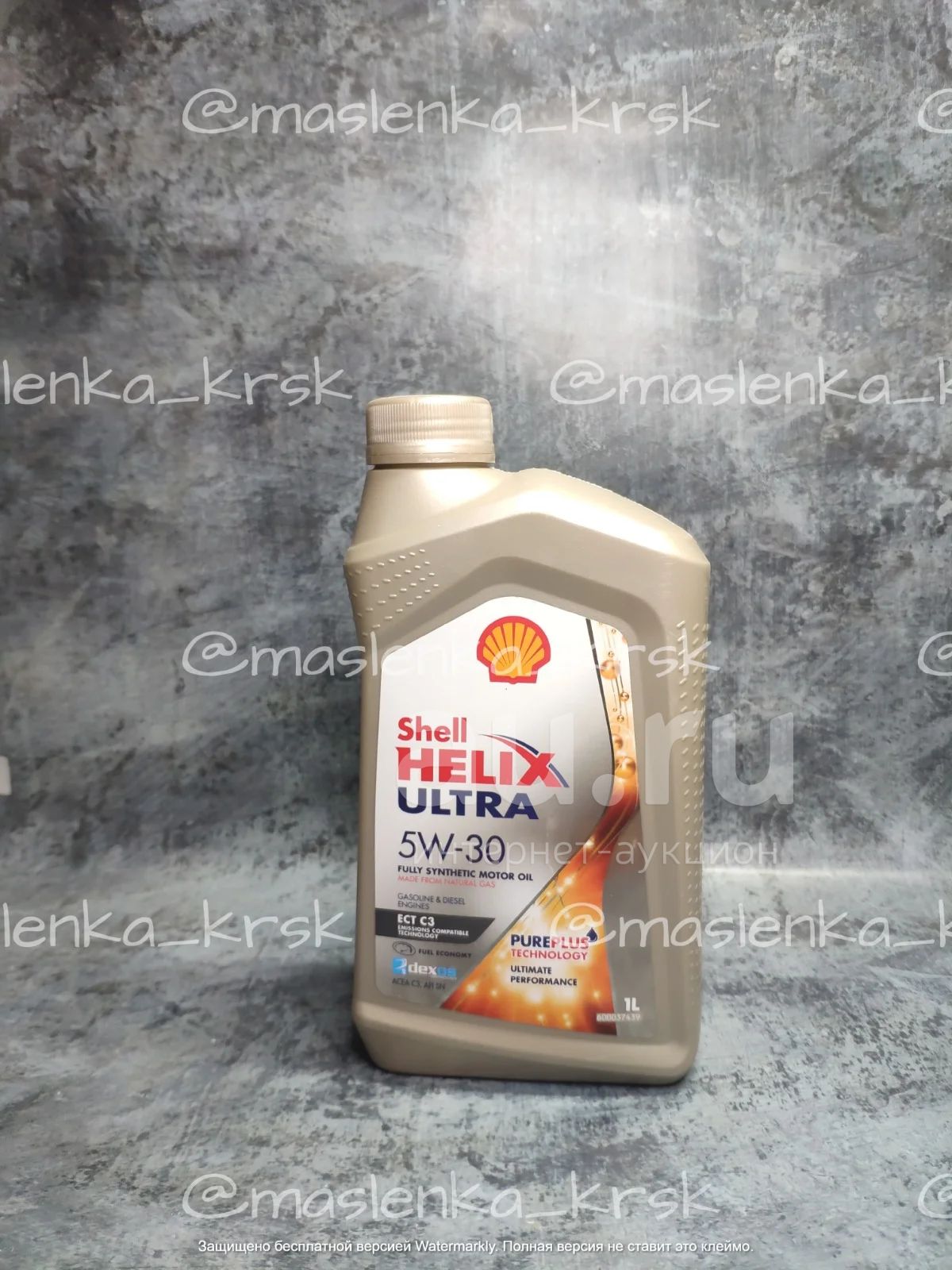 масло моторное шелл shell helix Ultra 5w30 1литр синтетика — купить в ...