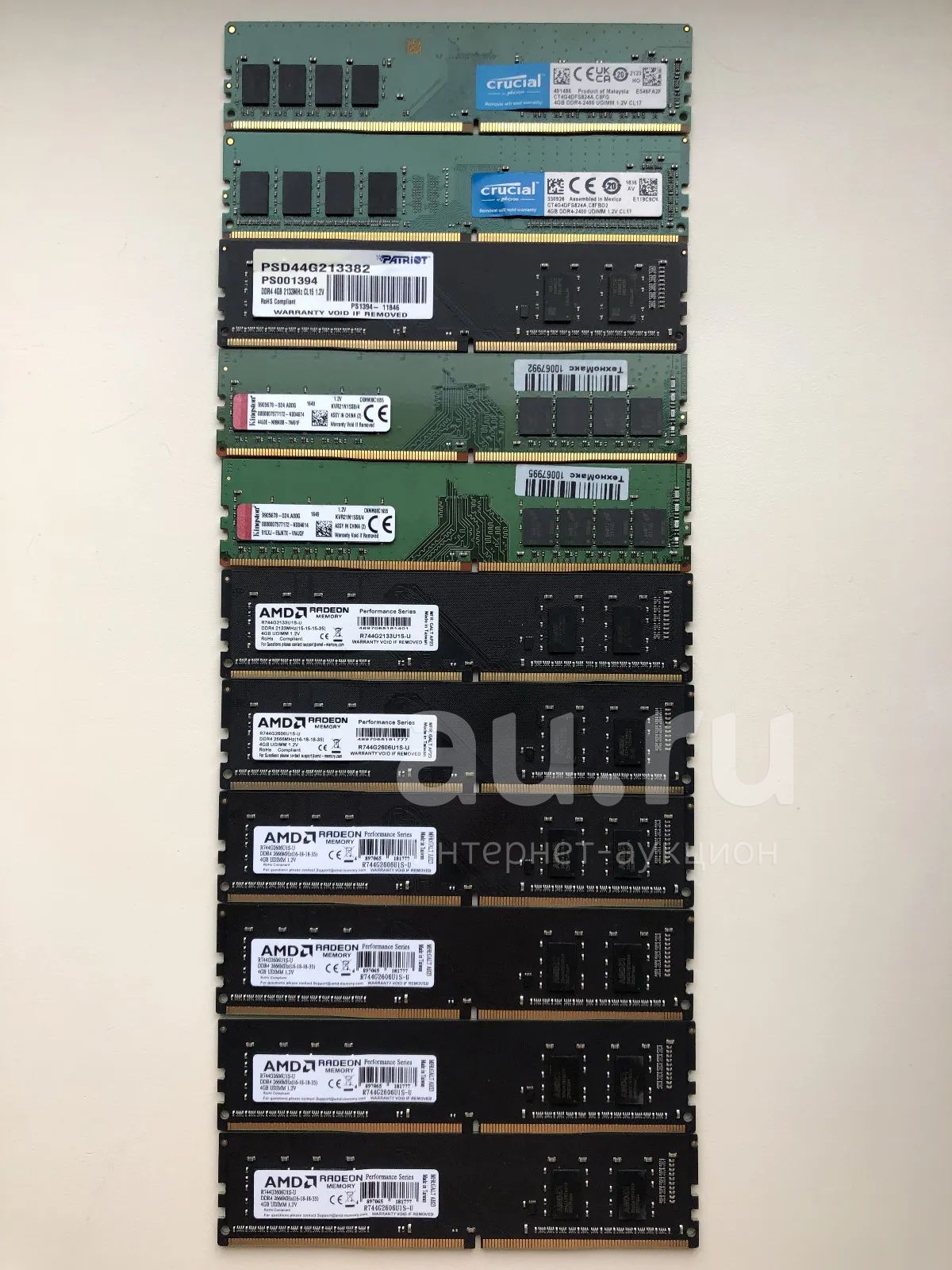 Dimm Ddr4 4gb разных производителей — купить в Красноярске Состояние