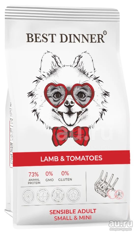 Best Dinner Корм для собак мелких пород, Adult Sensible Mini Lamb ...