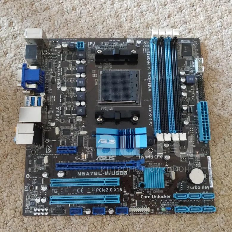 Материнская плата Asus M5A78L-M/USB3 am3+ am3 + процессор fx 4350 ...