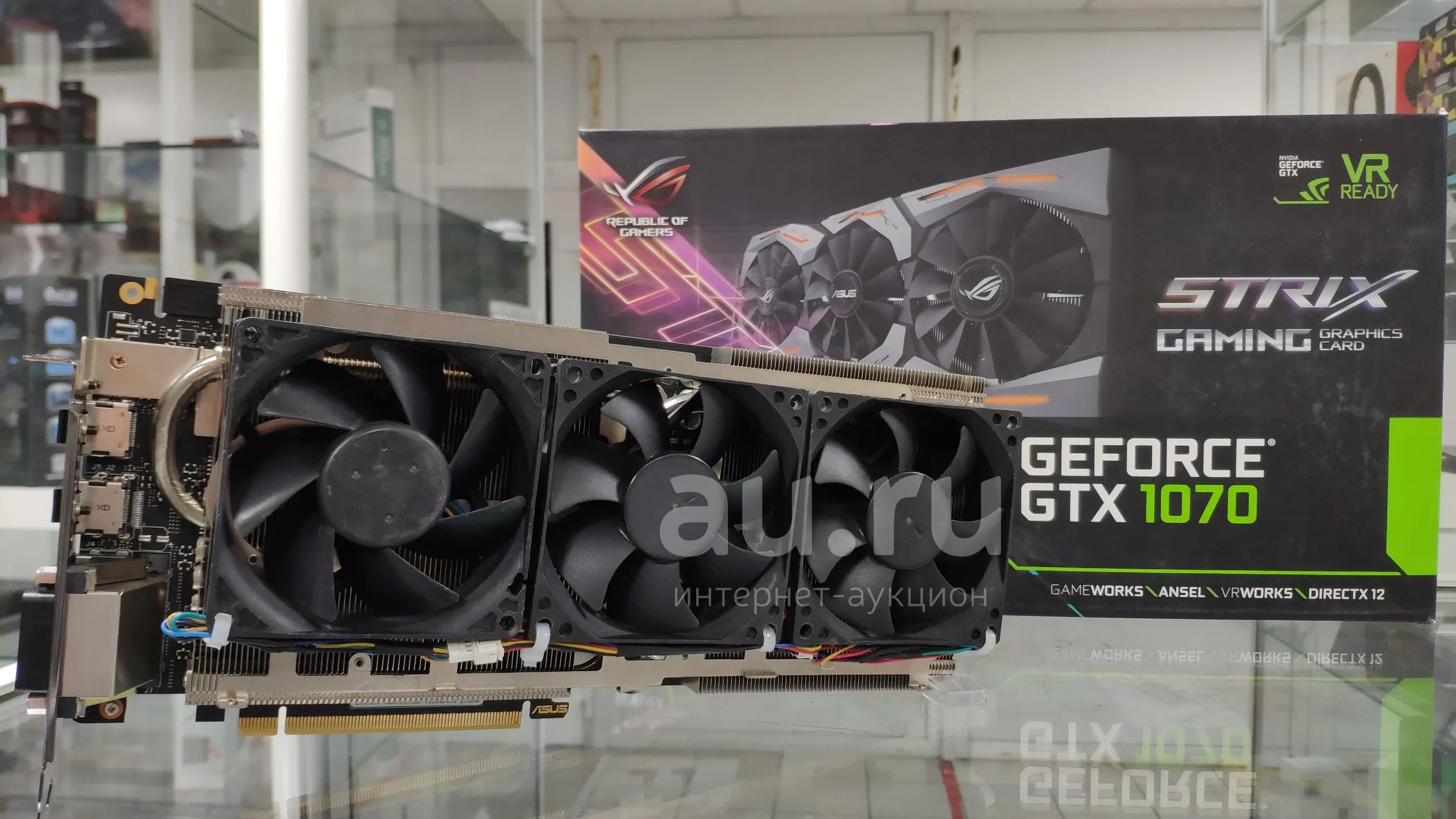 Видеокарта GeForce GTX 1070 (ASUS Strix-GTX1070-O8G-Gaming) 8GB 256bit ...