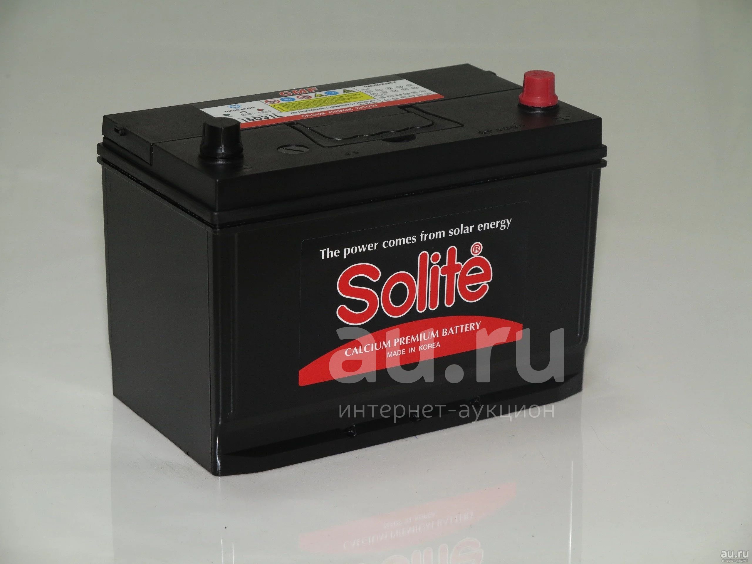 Аккумулятор Solite SUPER 95 Ач D31 обратная, прямая полярность, широкие ...