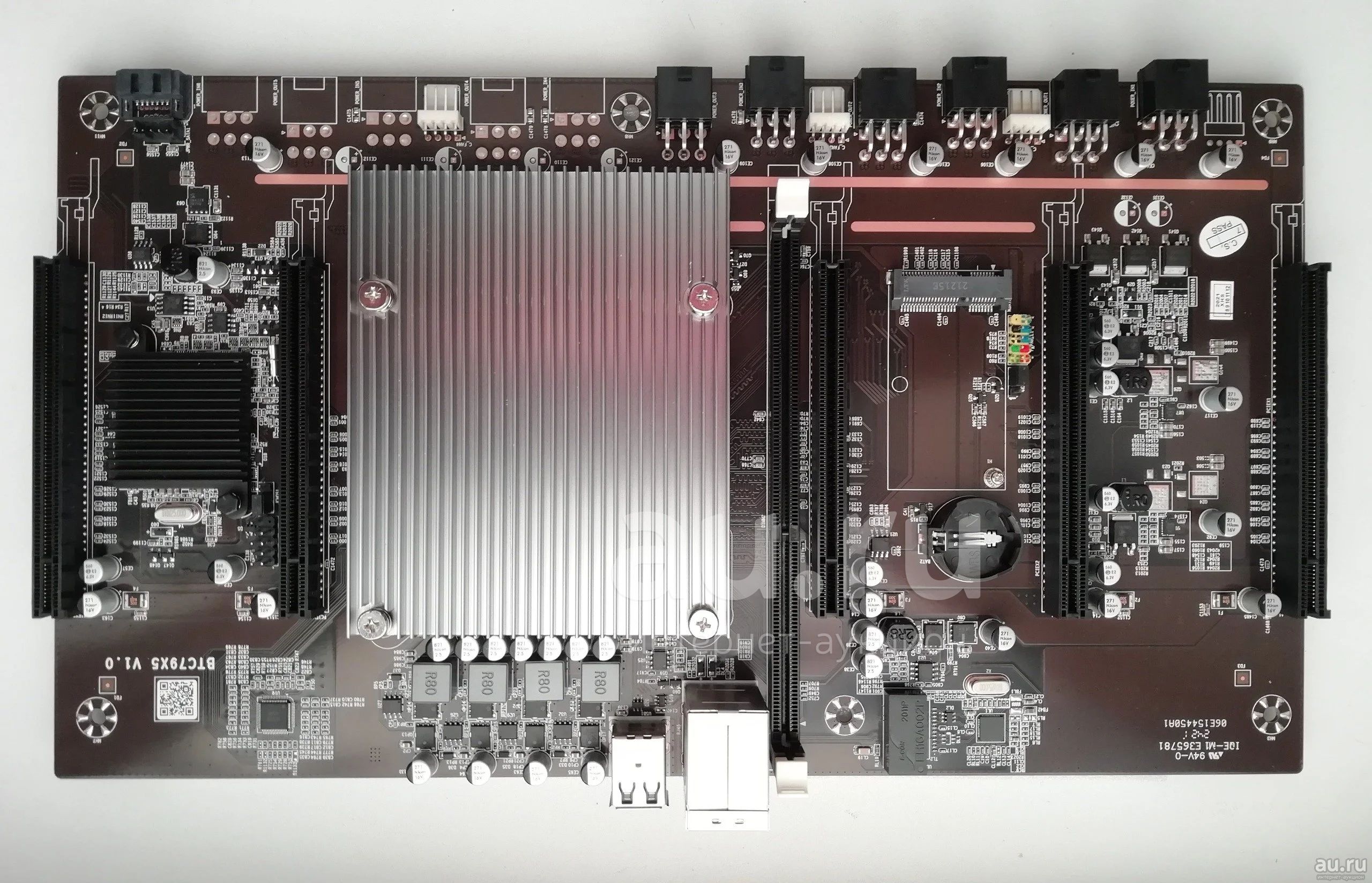 Комплект для майнинга: материнская плата BTC-79X5 (2011, 5 PCI-e, RTX ...