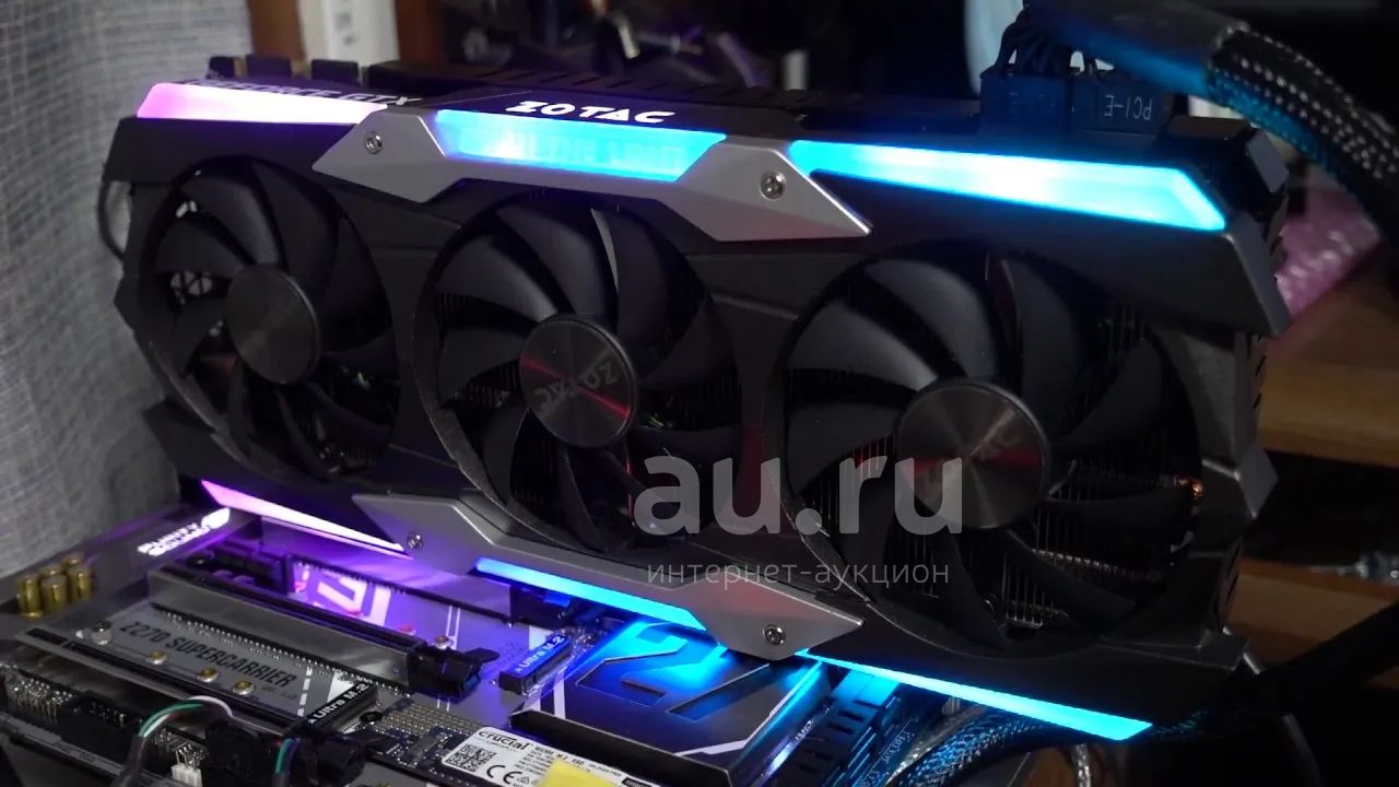 Видеокарта Zotac GeForce GTX 1080 Ti AMP Extreme Edition 11Gb Гарантия ...