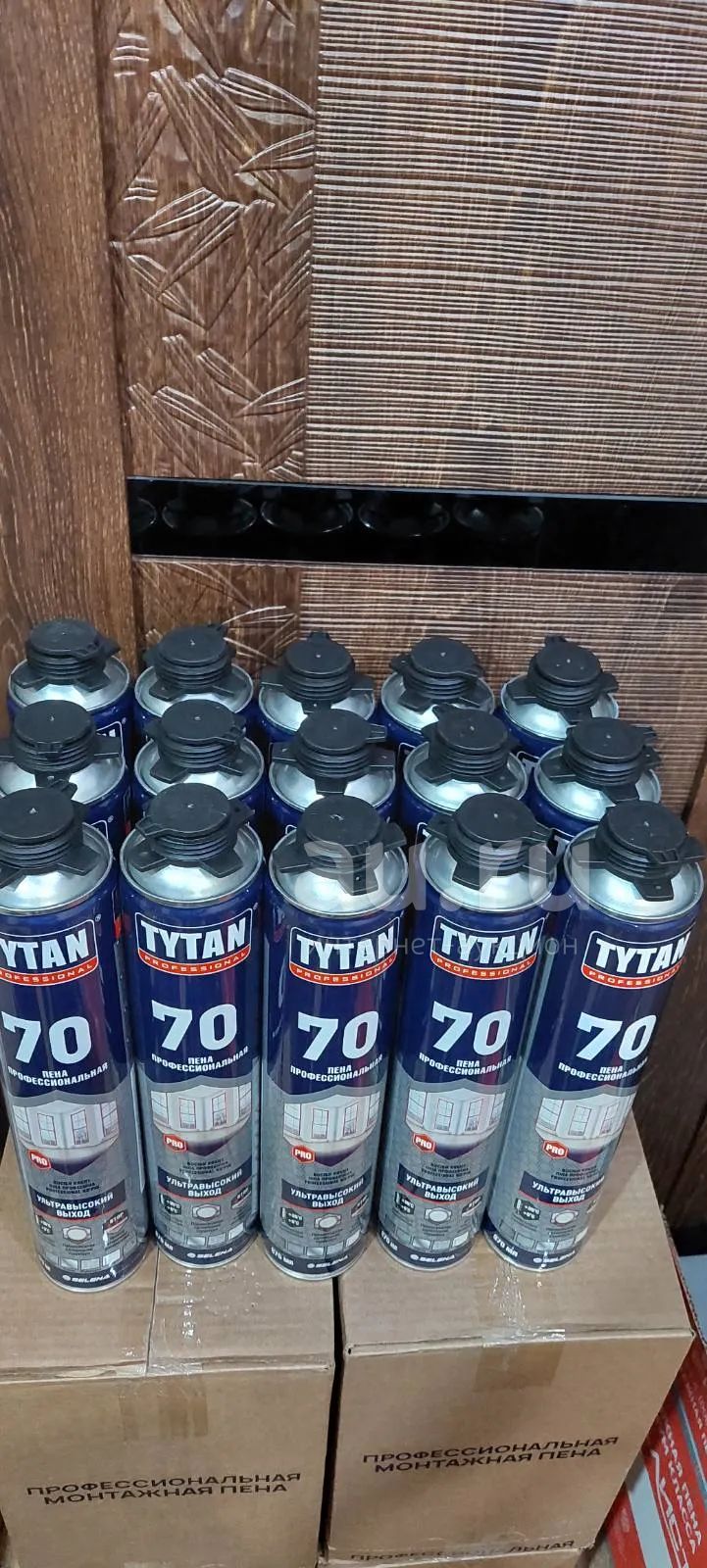 Монтажная пена Титан 70 л — купить в Красноярске. Состояние: Новое ...