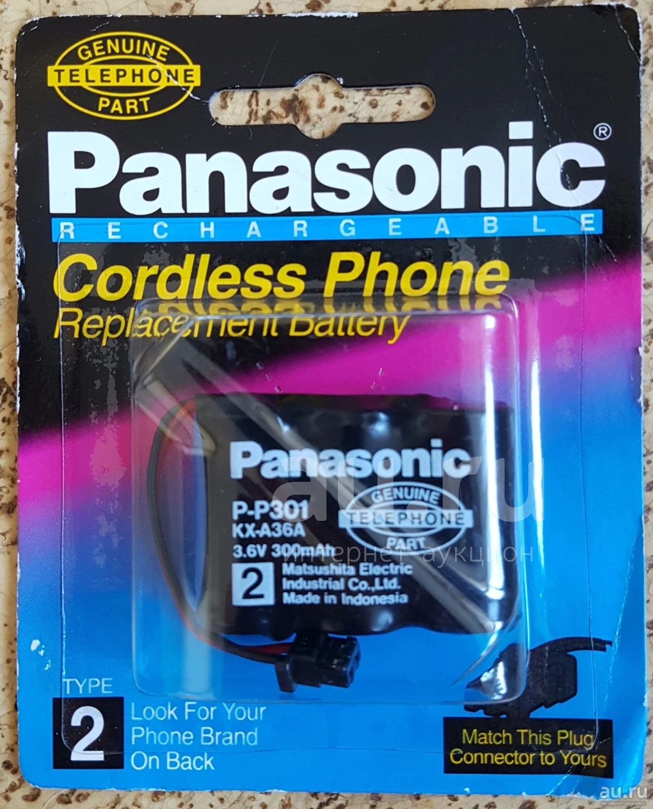 Аккумулятор Panasonic KX-A36A, P-P301 для радиотелефонов — купить в ...